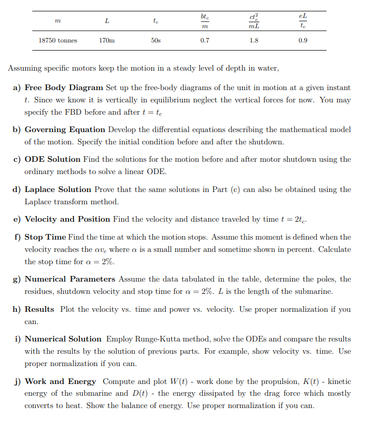 Solved In this homework assignment we mathematically model | Chegg.com