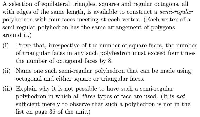 A selection of equilateral triangles, squares and | Chegg.com