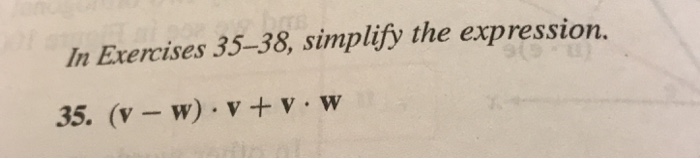 Solved In Exercises 35-38, simplify the expression. | Chegg.com