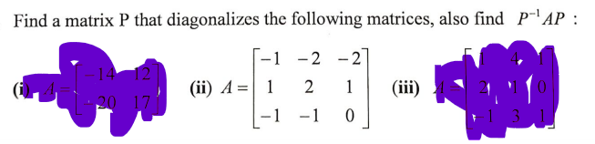 Solved Find all eigenvalues and the corresponding | Chegg.com