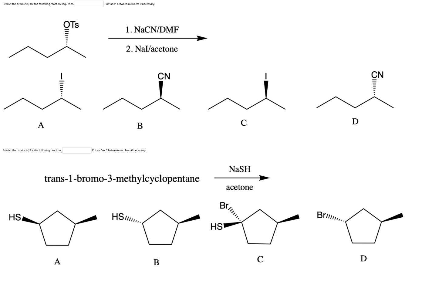 Solved Predict the product(s) for the following reaction | Chegg.com