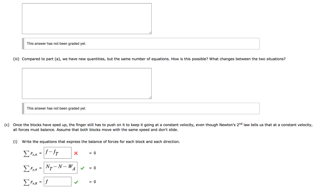 Pushing a Block On a Block - Symbols A heavy block, | Chegg.com