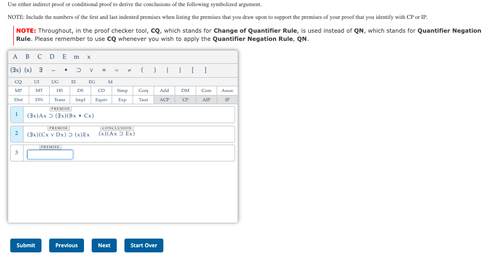 Solved Use either indirect proof or conditional proof to | Chegg.com
