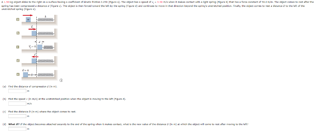 Solved A 1.50-kg object slides to the right on a surface | Chegg.com