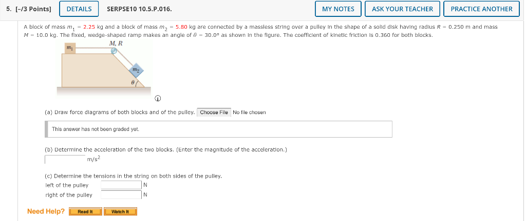 Solved 5. [-13 Points] DETAILS SERPSE10 10.5.P.016. MY NOTES | Chegg.com