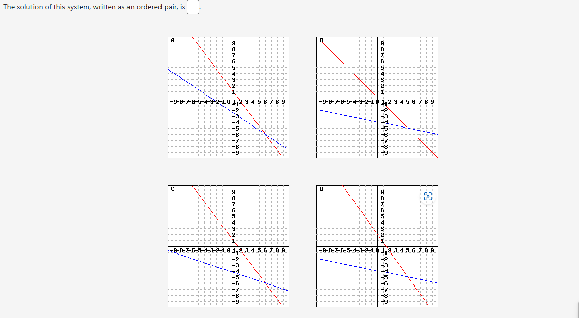 Solved {y=−(57)x+2y=−(51)x−4 If you would like to enlarge | Chegg.com