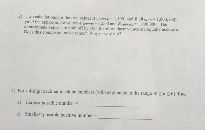 Solved This is a numerical analysis exercises. Please do | Chegg.com