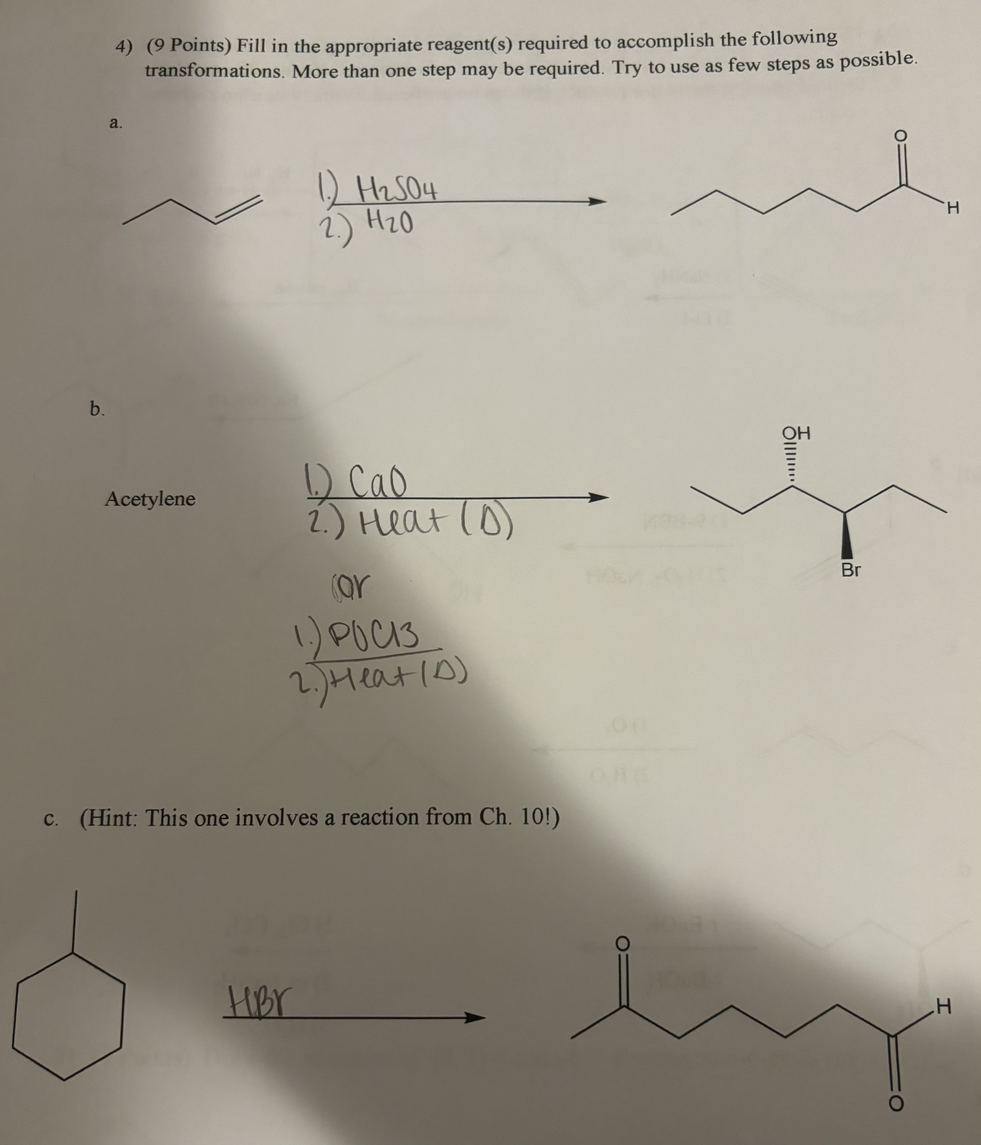 Solved can an expert check my work, and fix my mistakes if | Chegg.com
