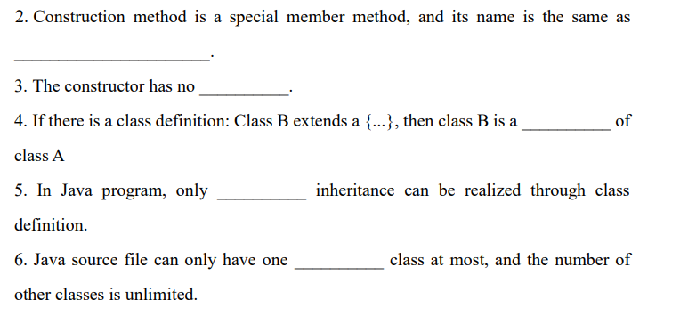 Solved 2. Construction method is a special member method, | Chegg.com