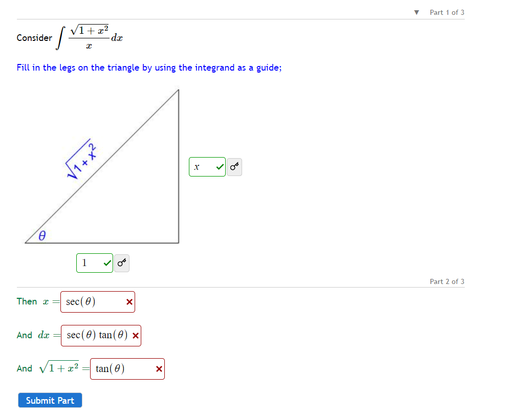 Solved Please help me solve this problem. Part 2, finding | Chegg.com