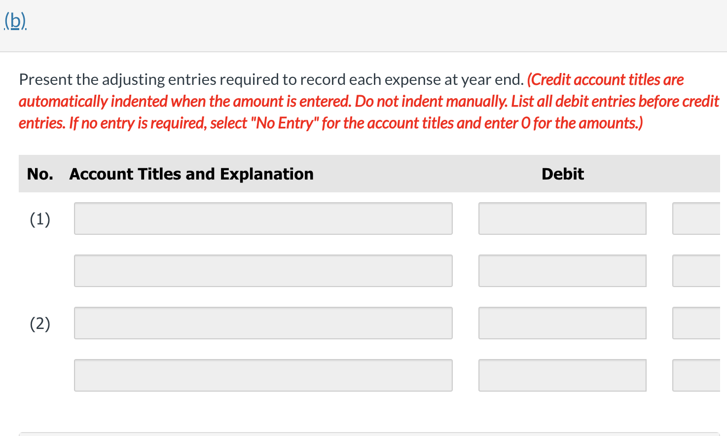 Solved For each of the following unrelated transactions, (1) | Chegg.com