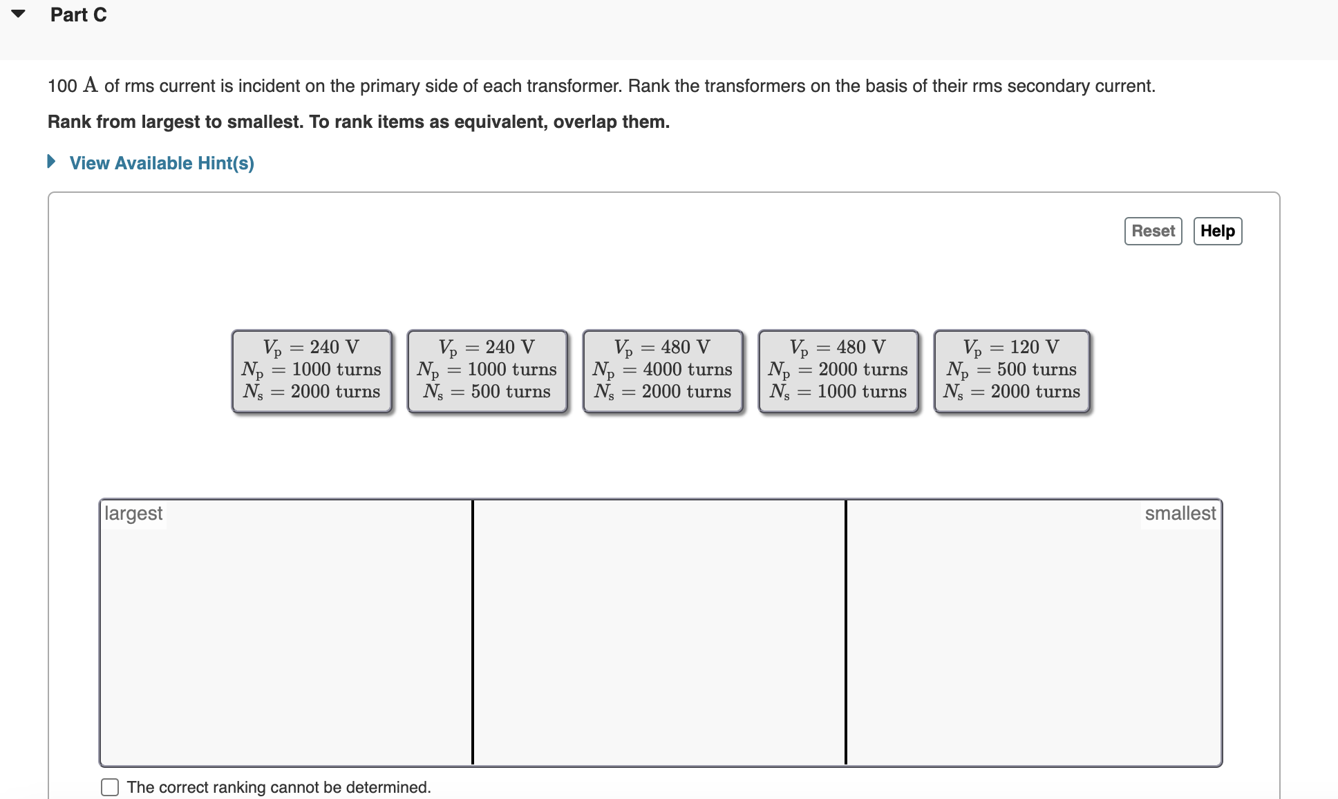 Solved Six transformers have the rms primary voltages ( ﻿Vp | Chegg.com
