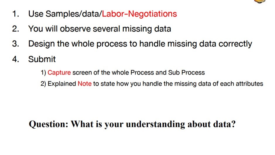 Solved Data Cleaning [Data Mining]Use rapid miner software | Chegg.com