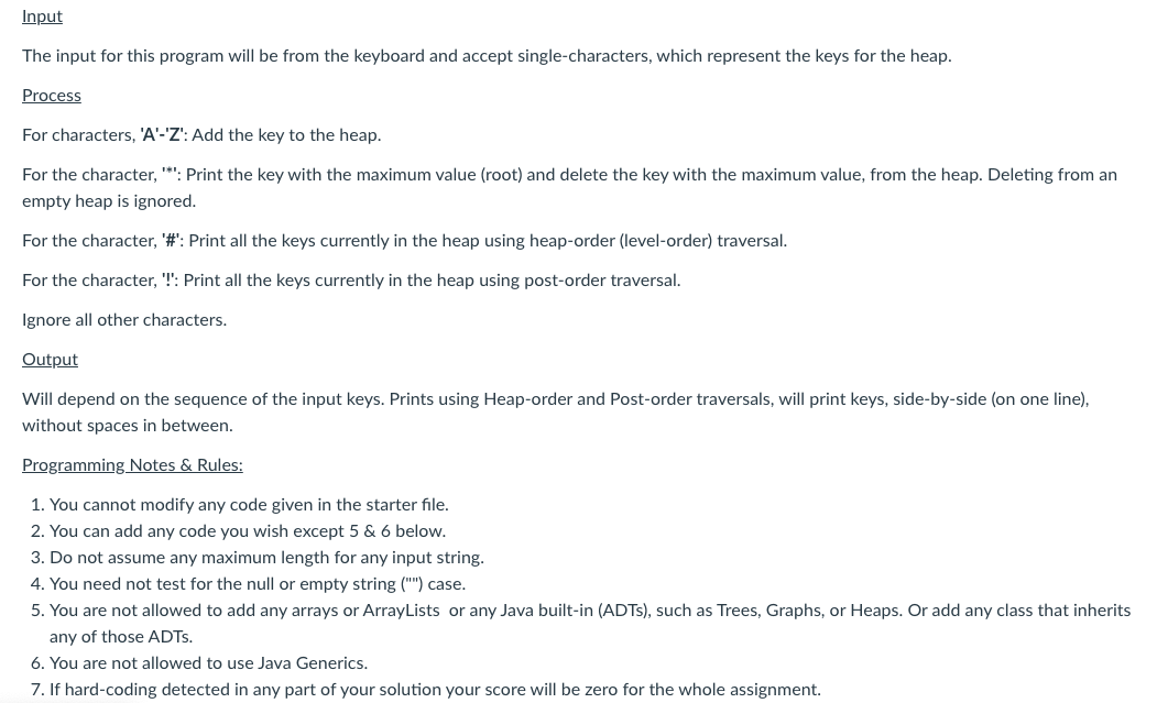Solved Max-Heaps In this module you will implement a binary | Chegg.com
