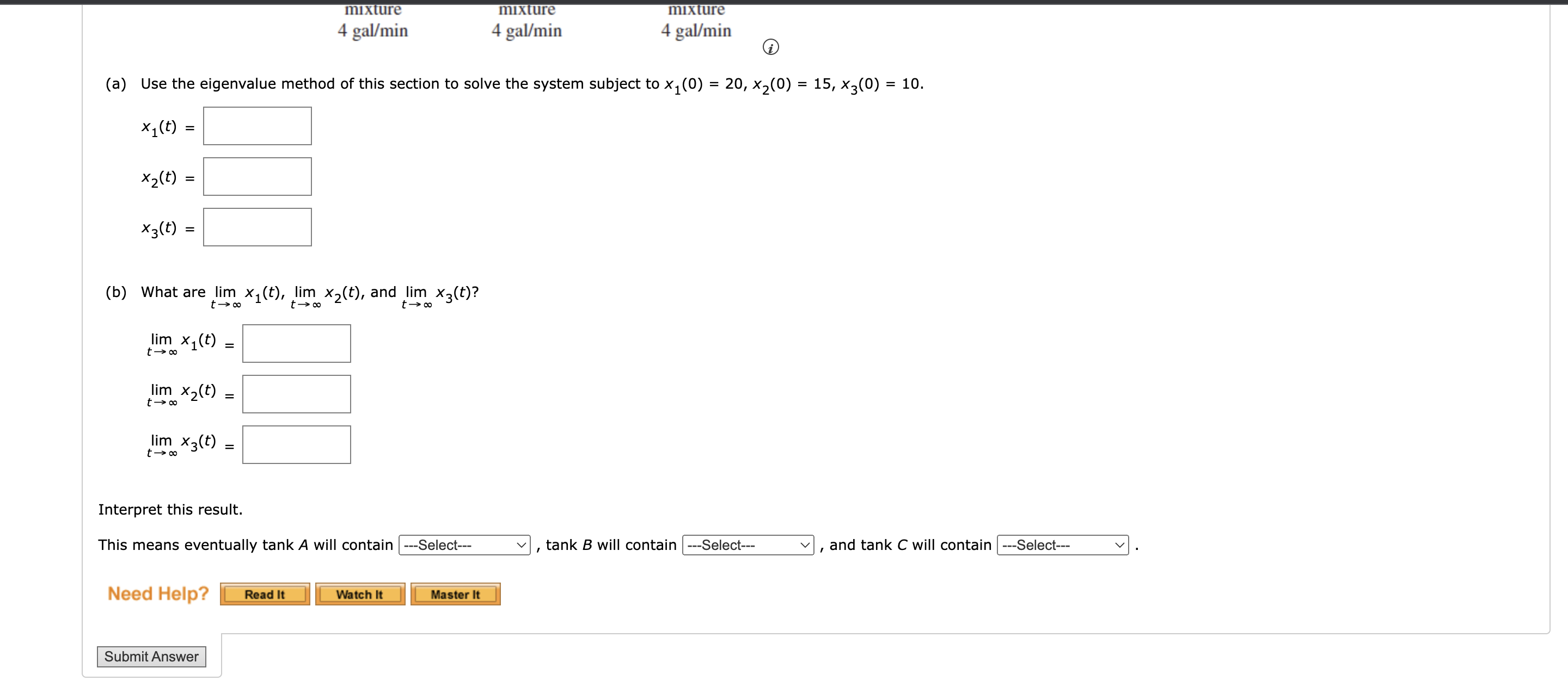 Solved Recall solving the linear system | Chegg.com