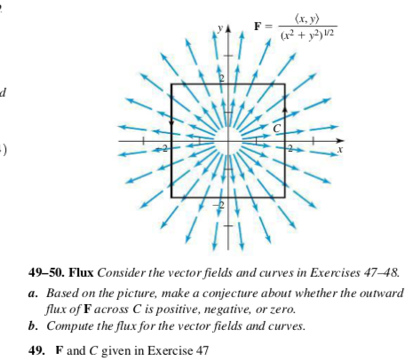 Solved 47-48. Circulation Consider the following vector | Chegg.com
