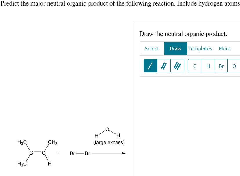 Predict the major neutral organic product of the | Chegg.com