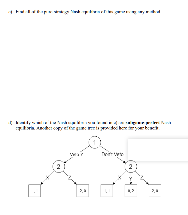 Solved Problem #5: Convert extensive-form to strategic-form, | Chegg.com
