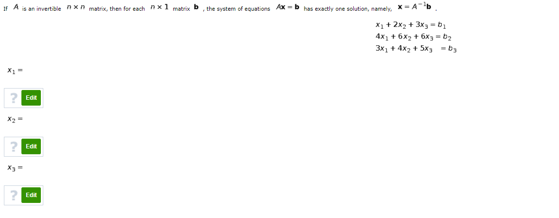 Solved If A is an invertible nxn matrix, then for each nxl | Chegg.com