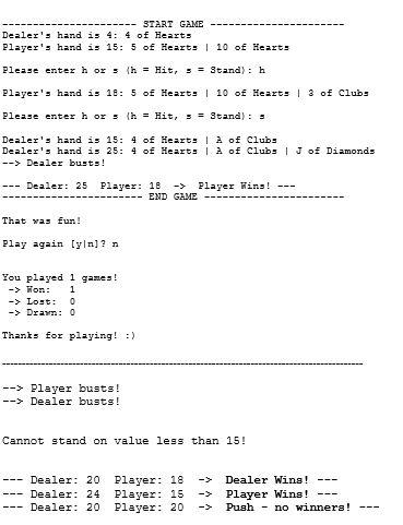 Solved Blackjack Python Help I'm seeking some help with my | Chegg.com