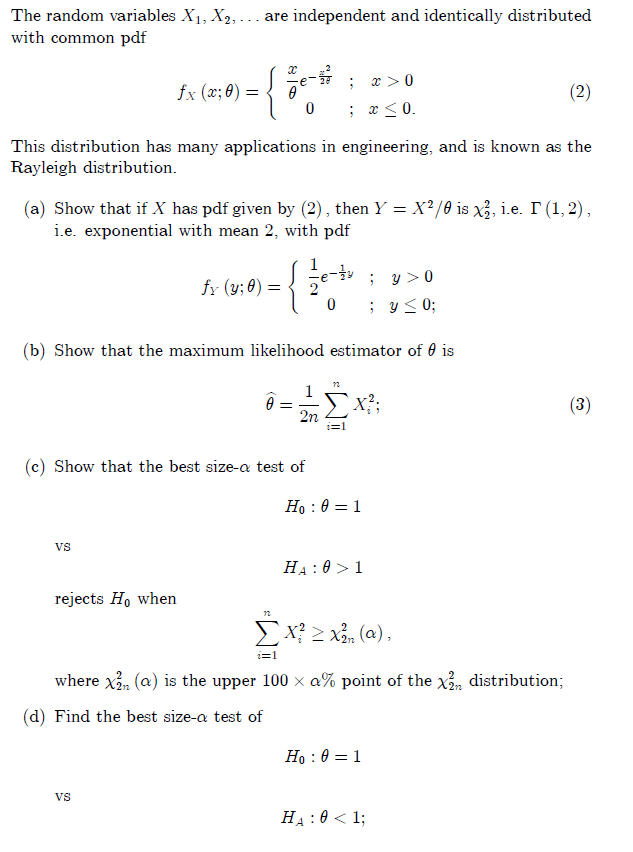 Solved The Random Variables X1 X2 Are Independent And 
