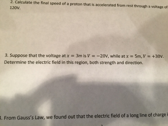 Solved Calculate the final speed of a proton that is | Chegg.com