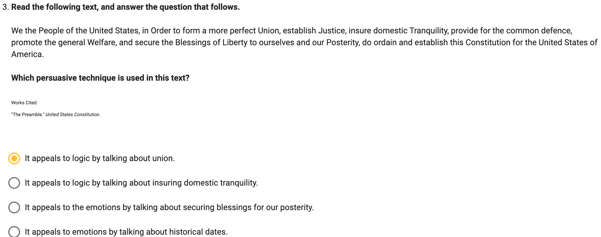 Solved 3. Read the following text, and answer the question | Chegg.com