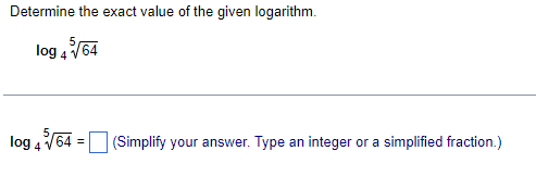Solved Determine the exact value of the given | Chegg.com