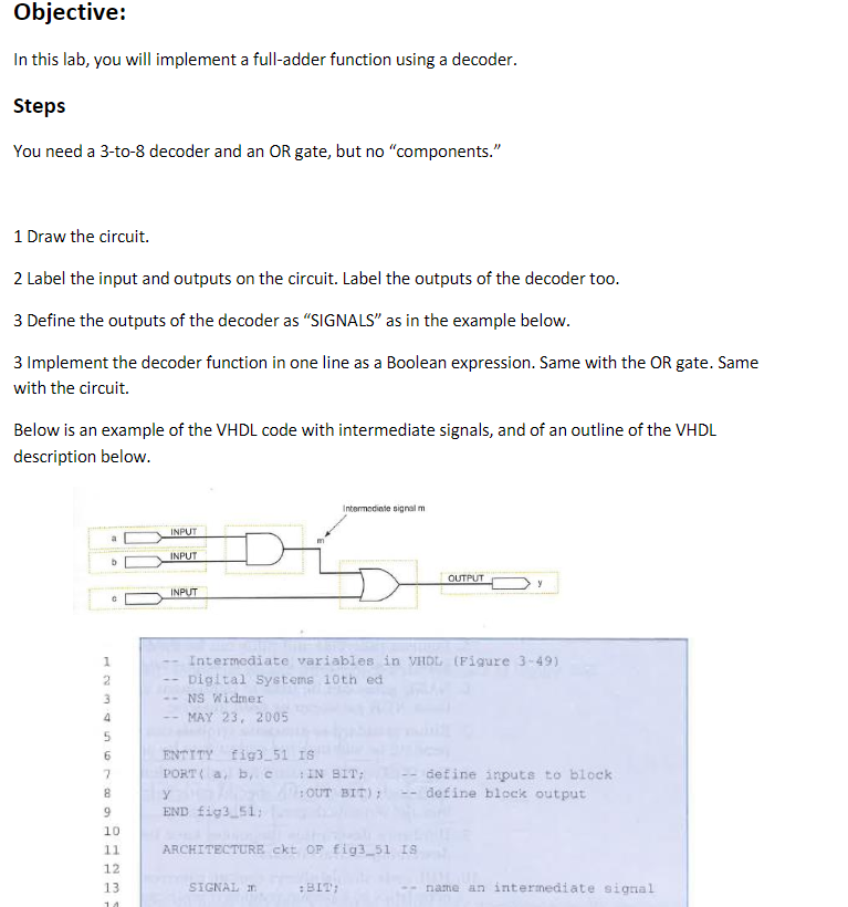 Solved Objective: In this lab, you will implement a | Chegg.com