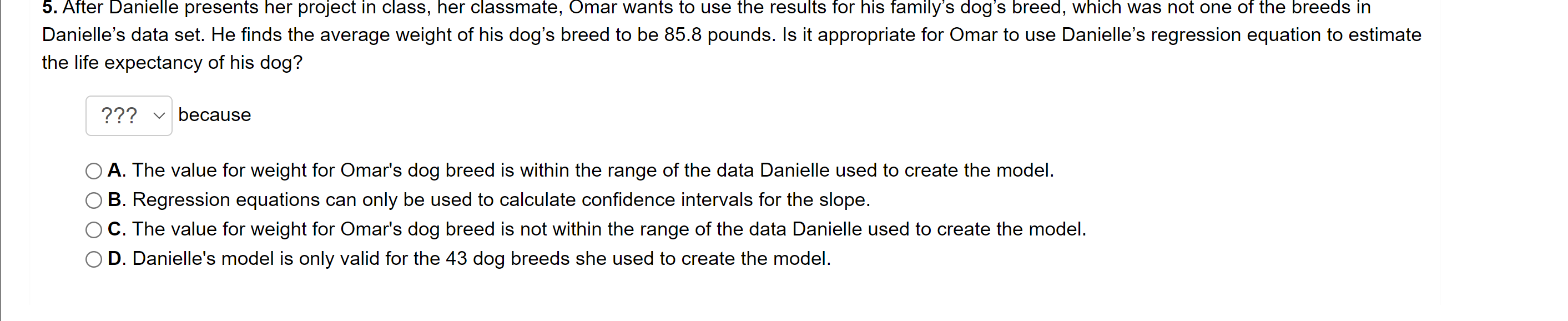 Solved (11 points) It’s a dog’s life ~ The life expectancy | Chegg.com
