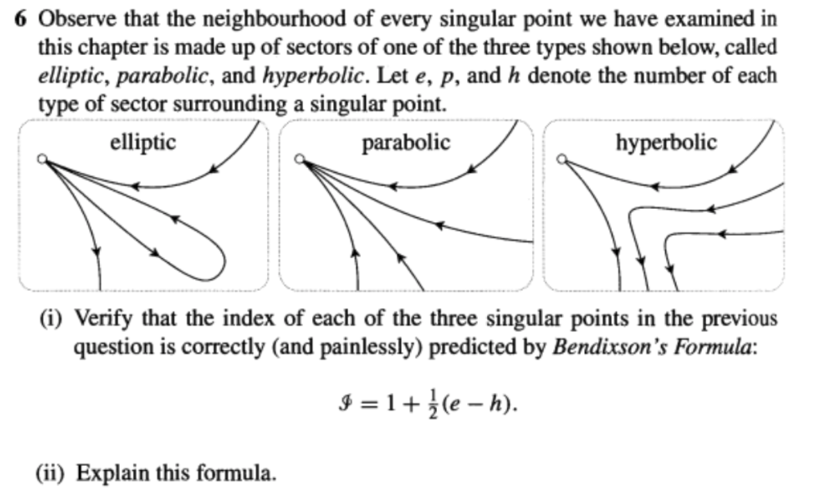 Solved 6 Observe that the neighbourhood of every singular | Chegg.com