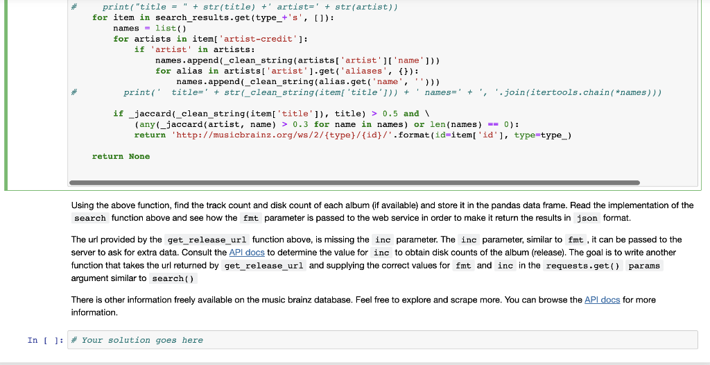 Part 1: Billboard top charts ( 2.5 pts) Complete the | Chegg.com