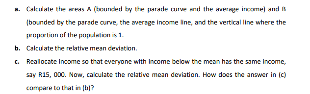 Solved 6. Relative mean deviation (15 marks). Relative mean | Chegg.com