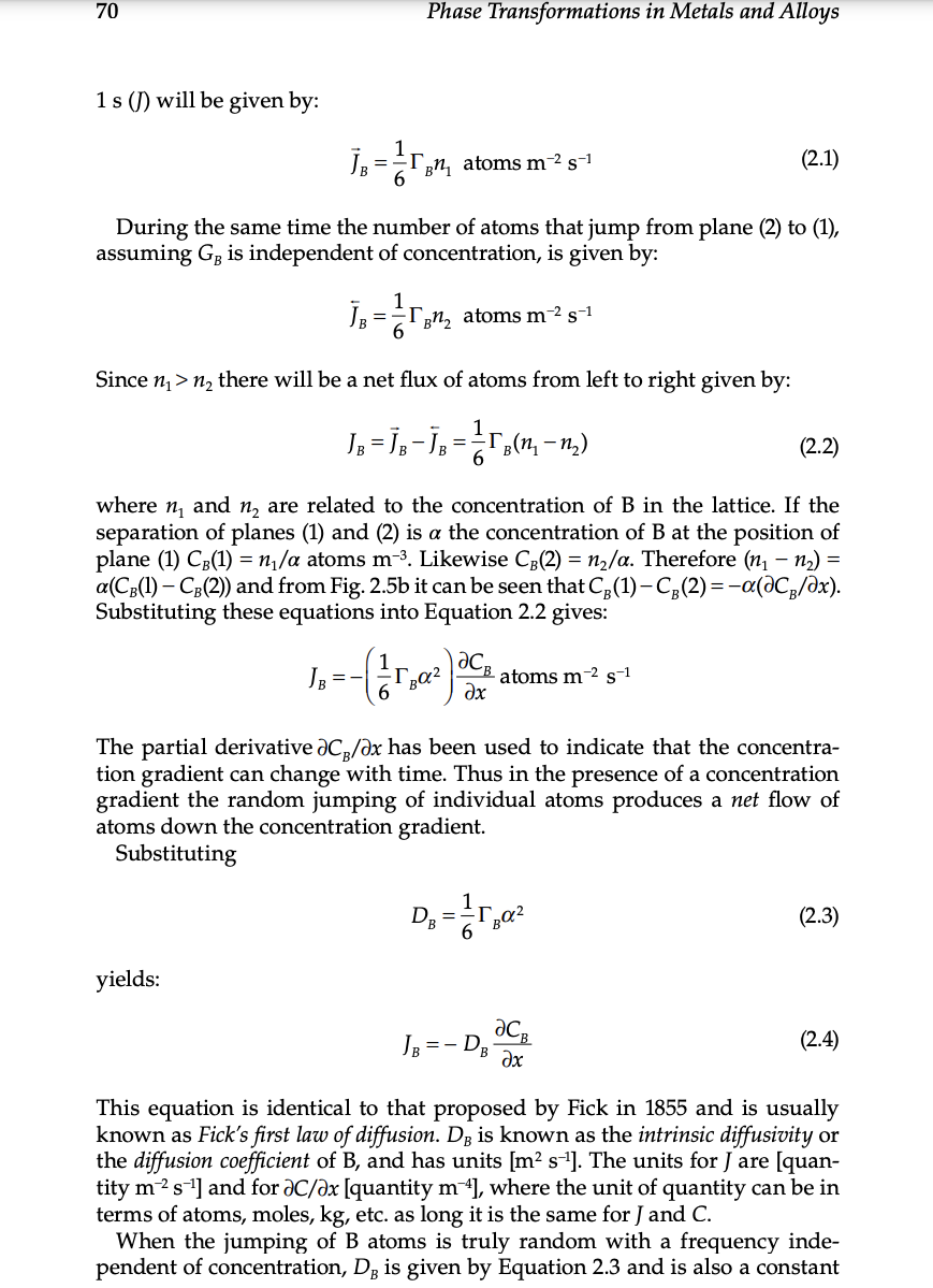 Solved FIGUI Interstitial diffusion by random jumps in a | Chegg.com
