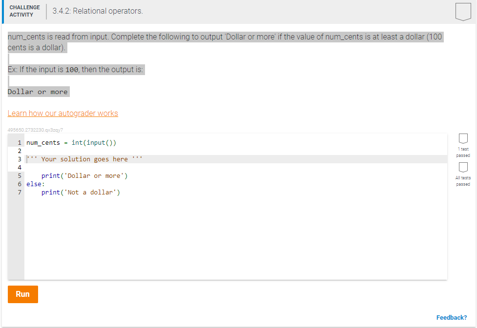 Solved num_cents is read from input. Complete the following | Chegg.com