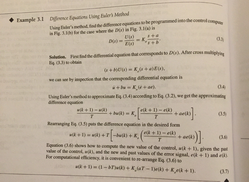 Solved 3.2 Repeat Example 3.1, but use the approximation | Chegg.com