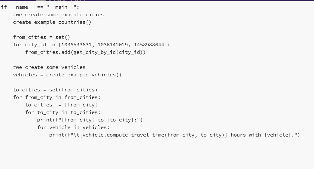 Solved Create a class Vehicle with an abstract method | Chegg.com