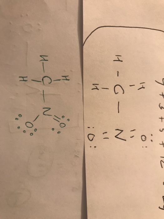 Solved Why would the green answer be the right Lewis | Chegg.com