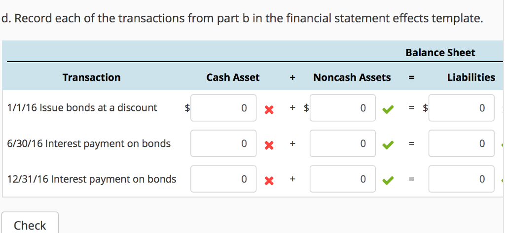 Solved Reporting Financial Statement Effects of Bond | Chegg.com