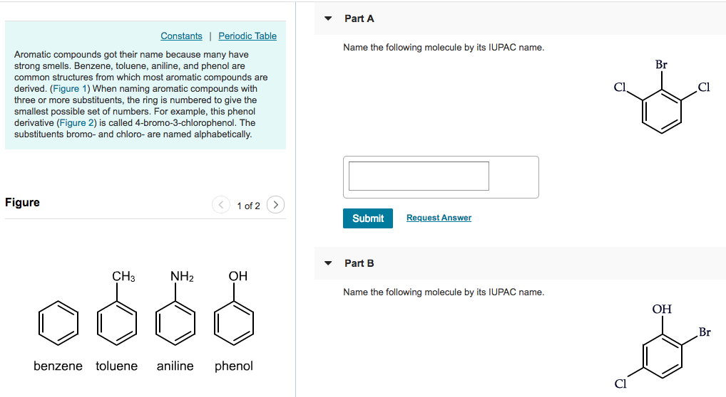 Solved Part A Constants Periodic Table Name the following | Chegg.com