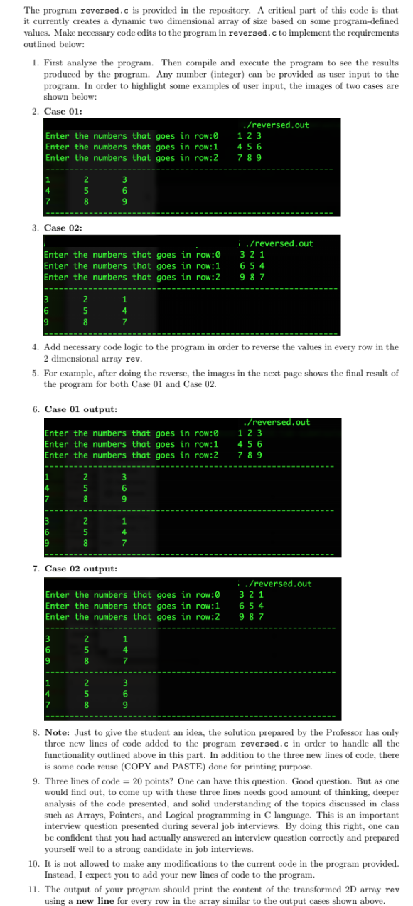 Solved I will make sure to thumbs up this answer! Reverse | Chegg.com