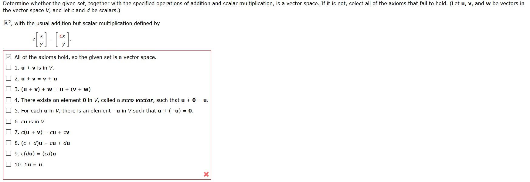 Solved Determine whether the given set, together with the | Chegg.com