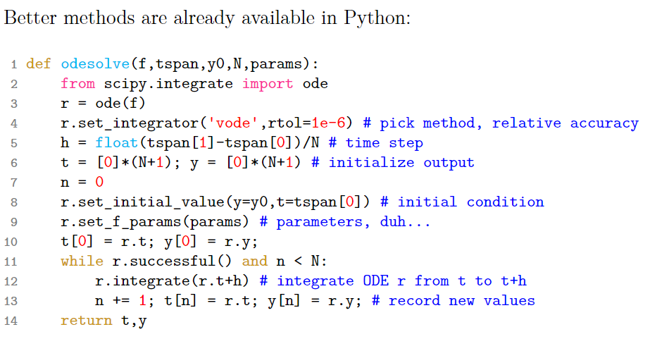 Better methods are already available in Python: w N 4 | Chegg.com