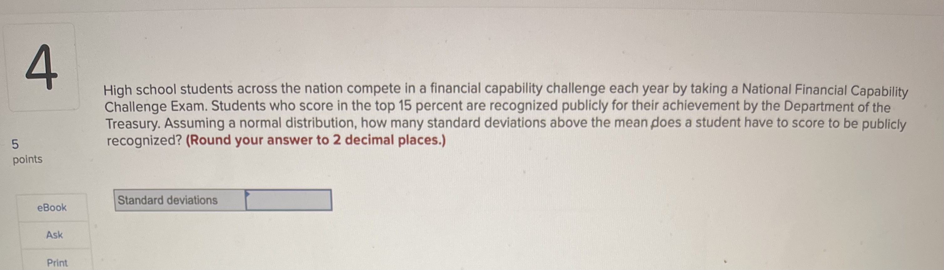 Solved High school students across the nation compete in a | Chegg.com