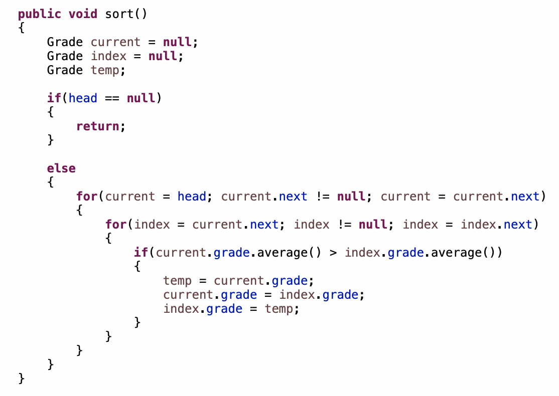 Solved Java: I have this method that sorts a priority queue | Chegg.com