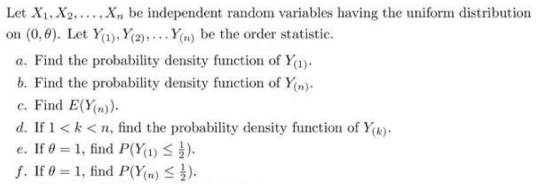 Solved Let X1,X2,…,Xn be independent random variables having | Chegg.com