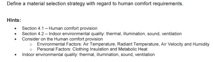 Solved Evaluate the performance of a given building in | Chegg.com