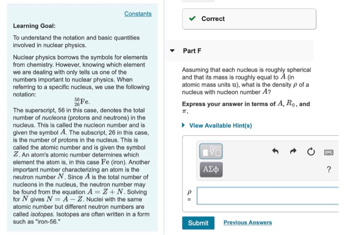 Solved Correct Learning Goal To understand the notation and | Chegg.com