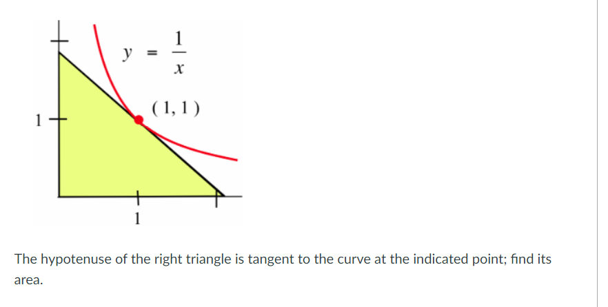 Solved The hypotenuse of the right triangle is tangent to | Chegg.com