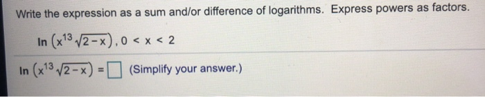 Solved Write The Expression As A Sum Andor Difference Of 6988